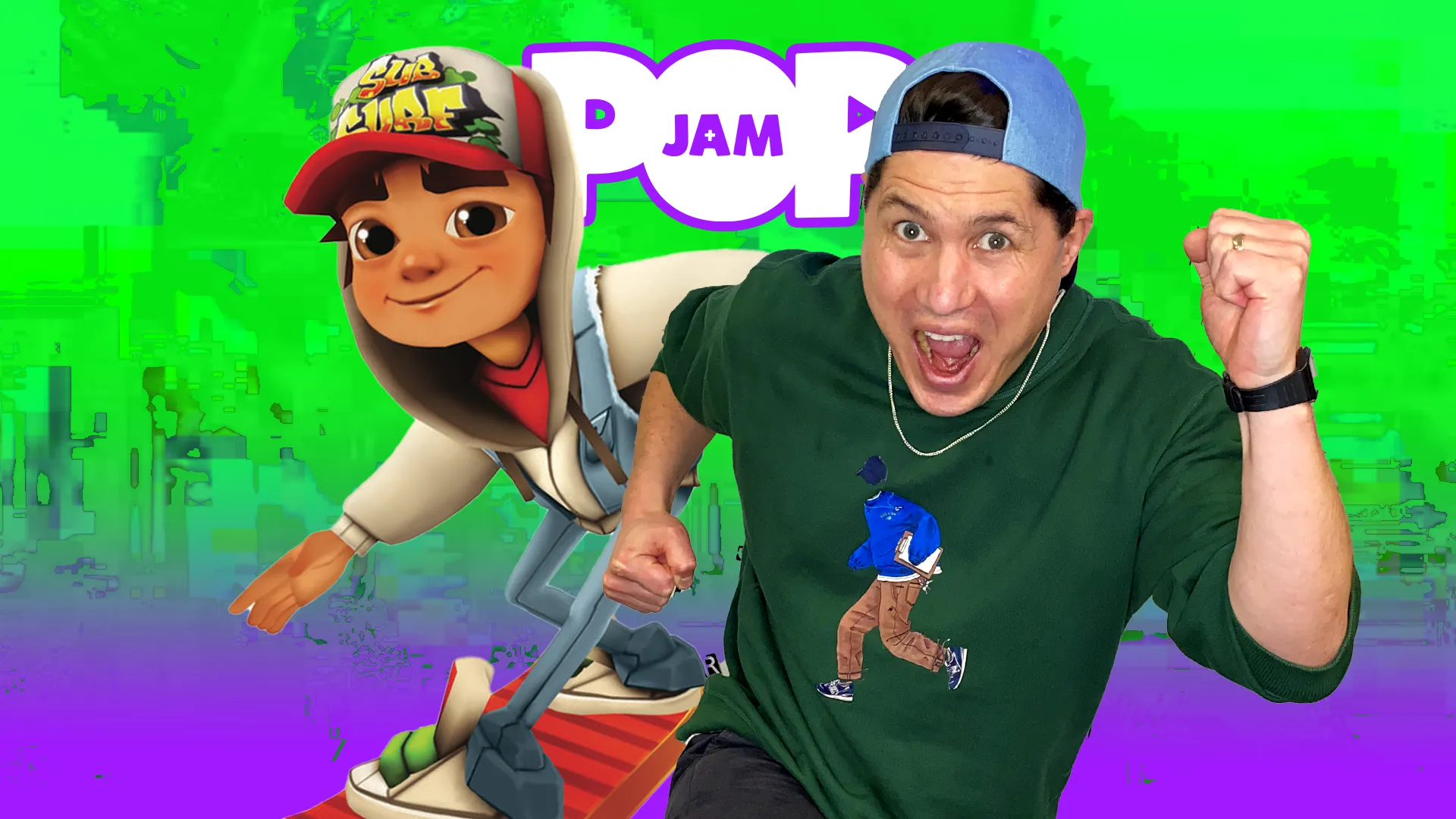 PJ - SUBWAY SURFER 🚃🏄 - Kiwi Kids News